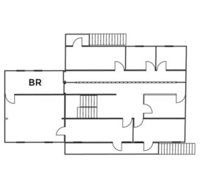 The Two Story Garden Floor Plan - Lonestar Tactical Buildings